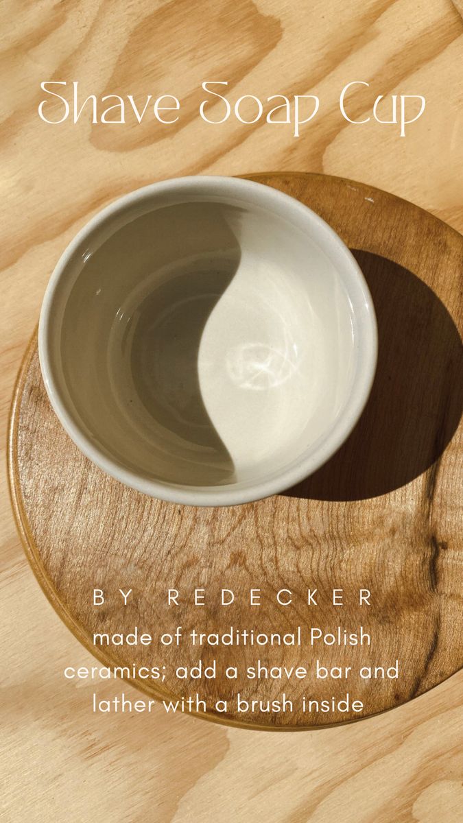 Ceramic Shave Soap Mug – Harlowe Green